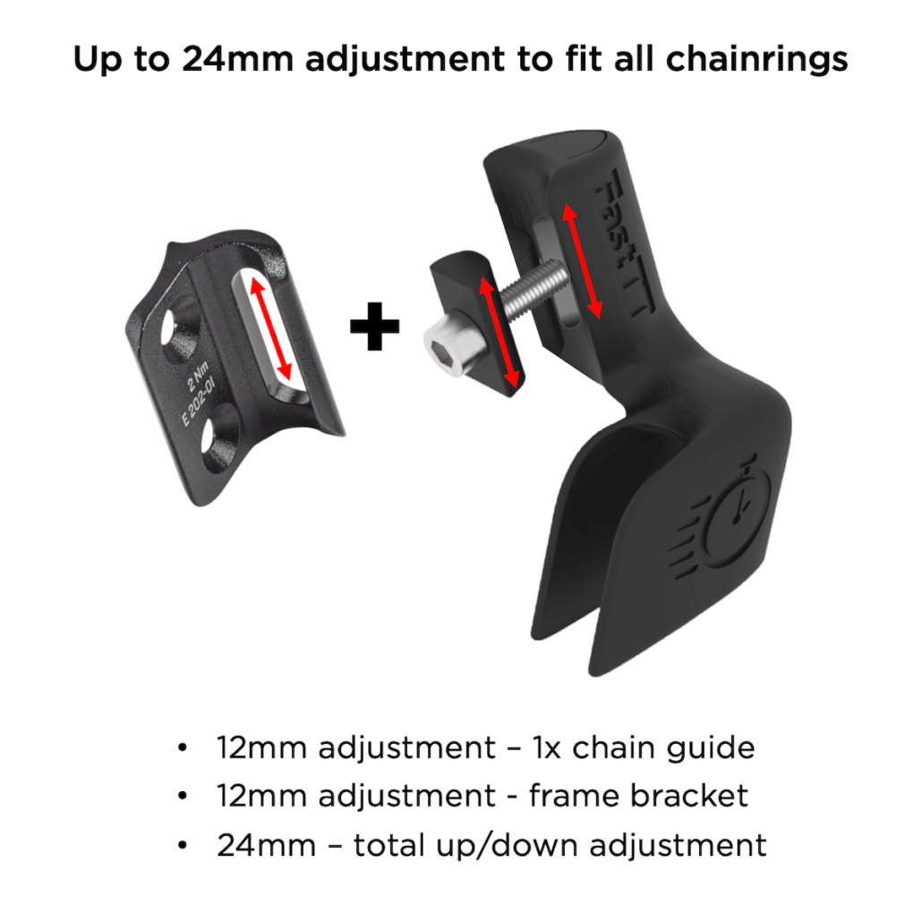 1x Aero Chain Guide | Designed For Q-Rings, Oval, Osymmetric,