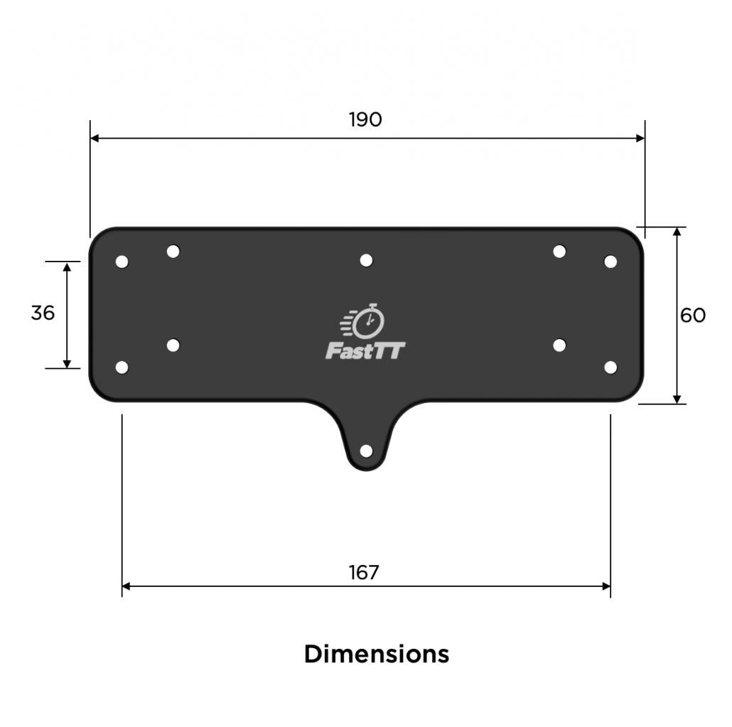 Giant Trinity Adapter Plate for Triathlon Bars