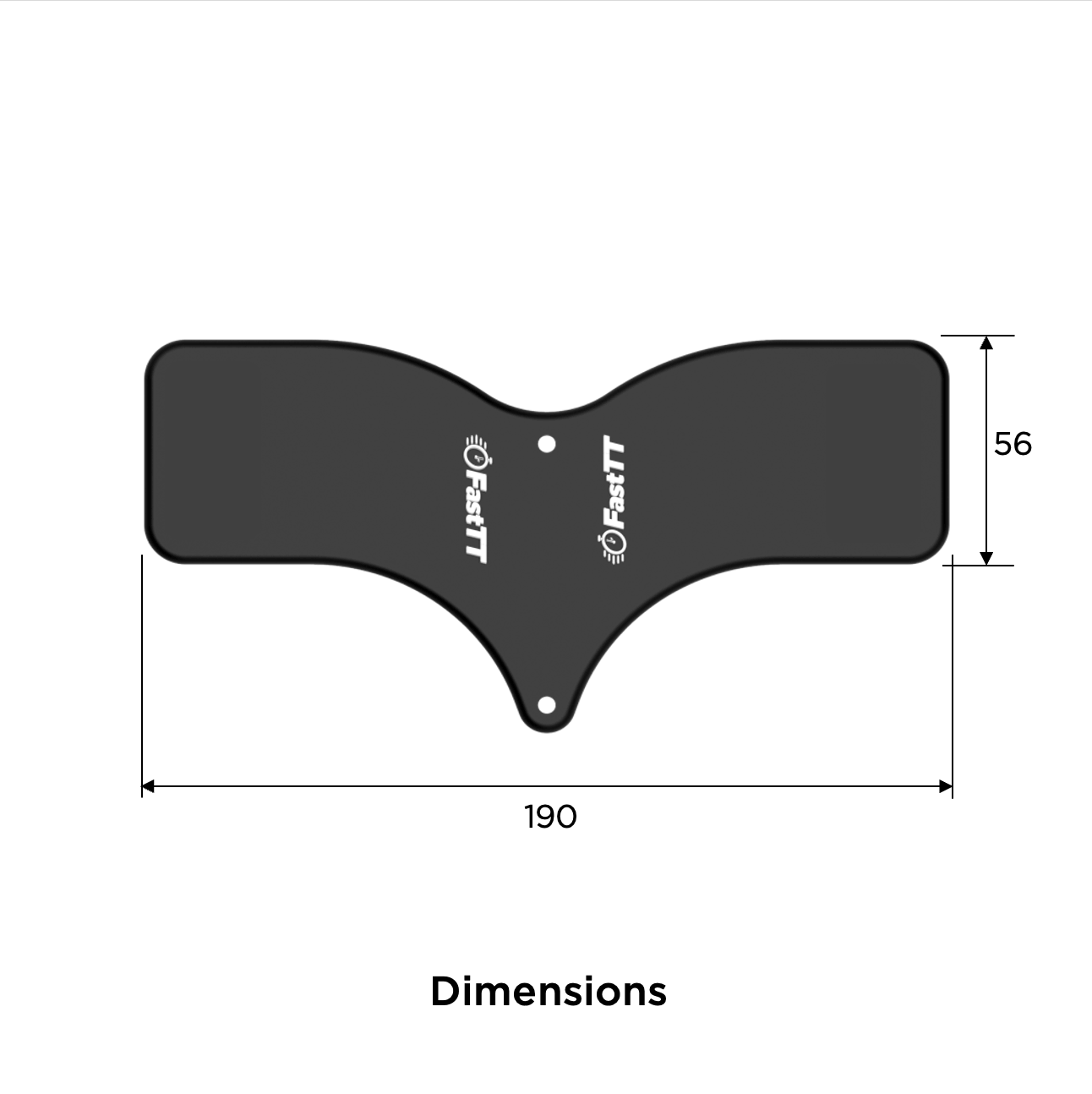 Blank Adapter Plate To Fit Aero Bars to Most TT & Tri Bikes
