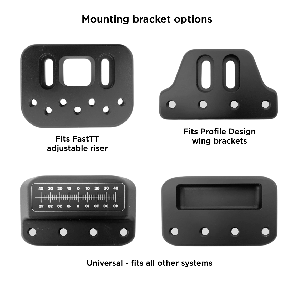 Aero Bar Mounting Plates | 3 Models To Fit All Tri & TT Bikes