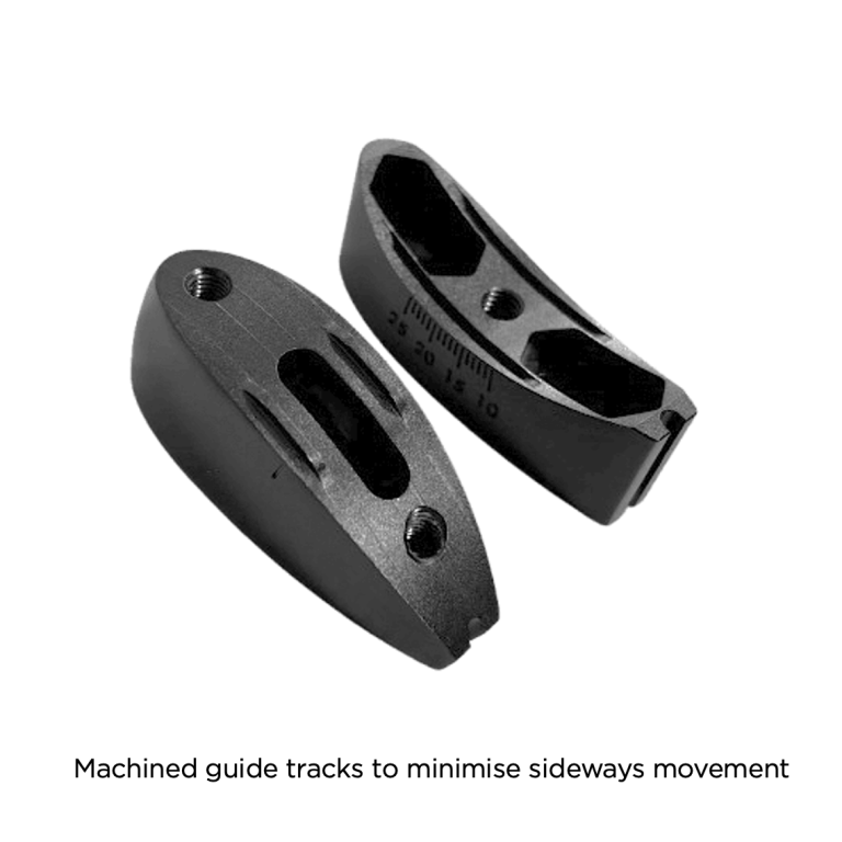 Adjustable Angled Riser Block For Aero Bars | Anodised Aluminium