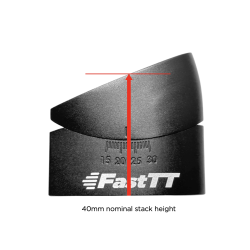 Adjustable Angled Riser Block For Aero Bars | Anodised Aluminium