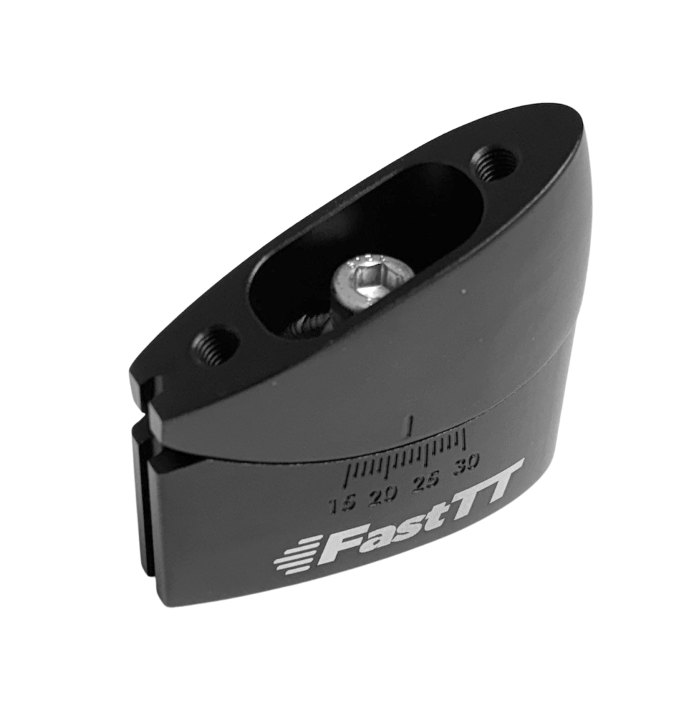 Adjustable Angled Riser Block For Aero Bars | Anodised Aluminium