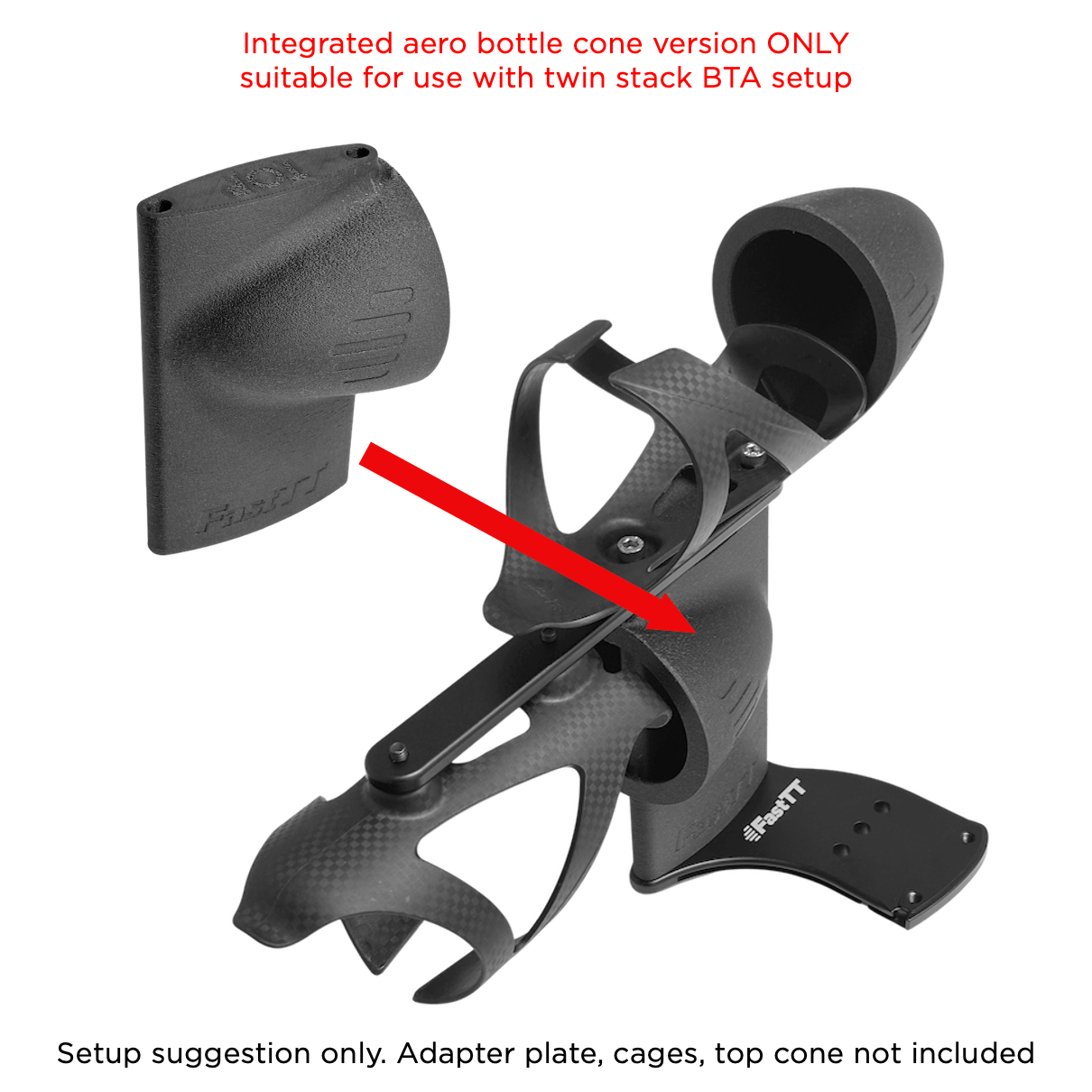 Tall BTA Tower Raises Hydration Bottle | 130mm